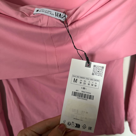 Zara | Dresses | Zara Pink Shirt New Beautiful | Poshmark